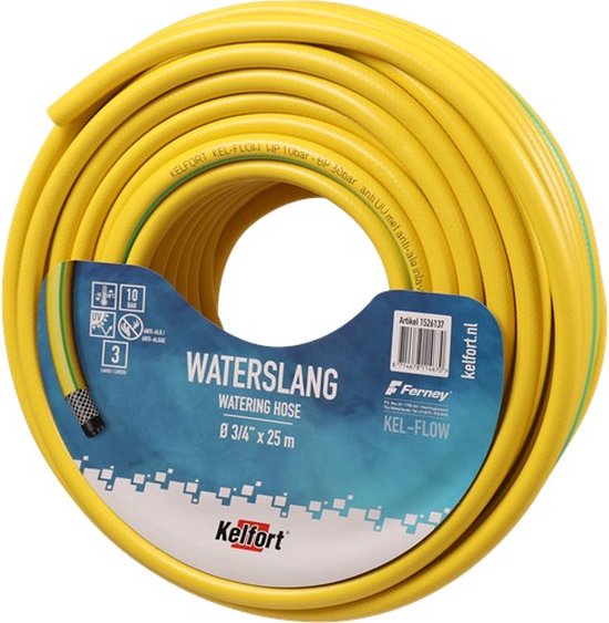WATERSLANG 3-LAAGS 25M X3/4' 10BAR | bol.com