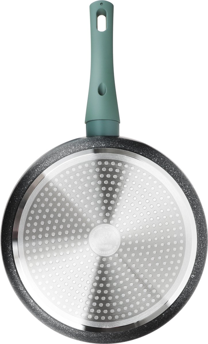 pan by groen ø24cm, antiaanbaklaag "marmer", gegoten aluminium | bol.com