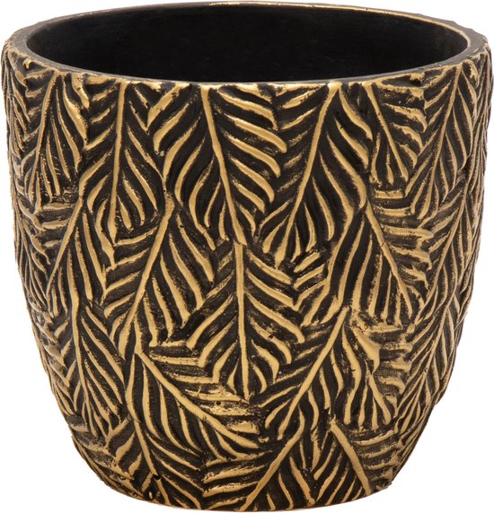 Mega Collections Cache-pot/pot de fleur - céramique - gris anthracite ...