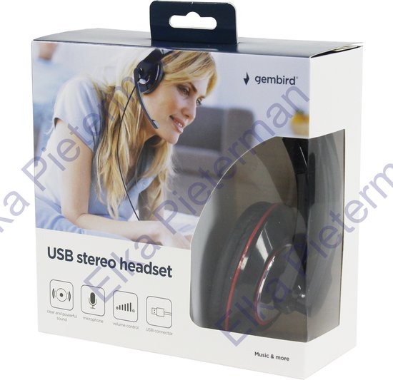 Gembird Gmb Headset Usb En Microfoon Mhs-u-001 | bol