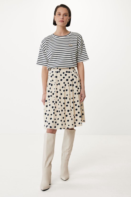 Mexx Pleated Rok Dames - Zand - Maat 36 | bol.com