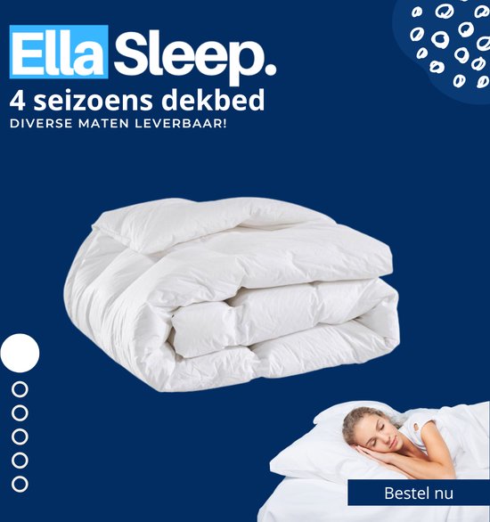 Ella Sleep - Isabella 4 Seizoen Dekbed 140x200 cm - Anti Allergie ...