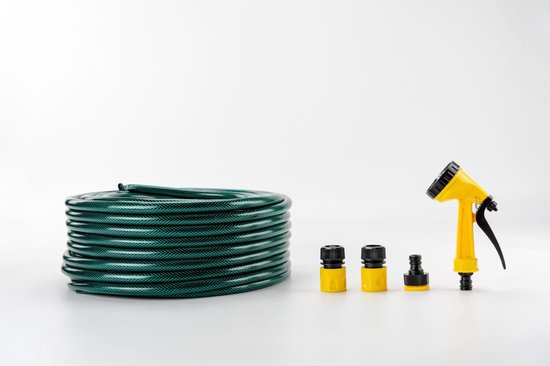 SUAN Tuinslang - Tuinslang - Tuinsproeier - 30m - Ø 1.3cm - Groen | bol.com