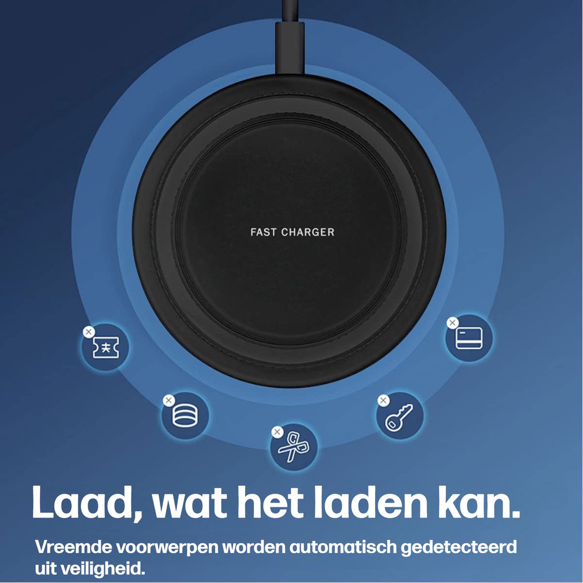 Draadloze Oplader 15W - Qi Gecertificeerd - Universeel - Qi Wireless ...