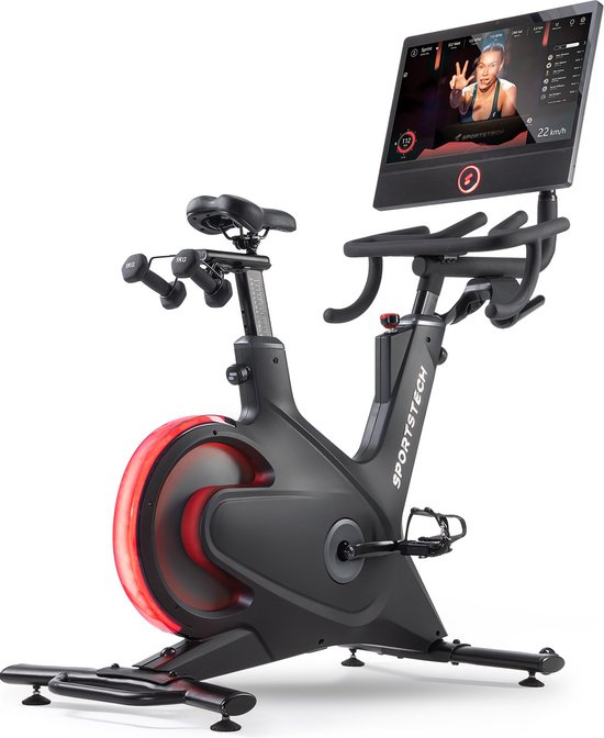 sBike Smart Indoor Cycling Bike - 21,5" Touch Display + LED - Live & On ...