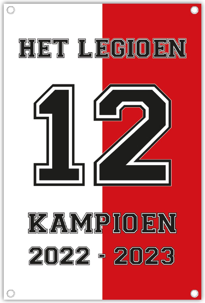 Tuinposter Feyenoord kampioen 2022-2023 40x60 cm - Poster Feyenoord ...