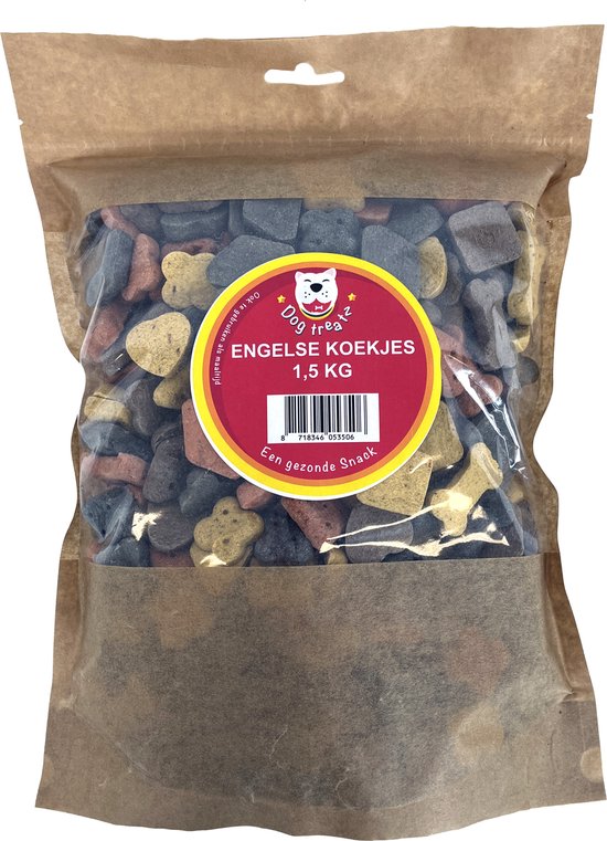 1,5 kg Dog treatz engelse koekjes mix | bol.com