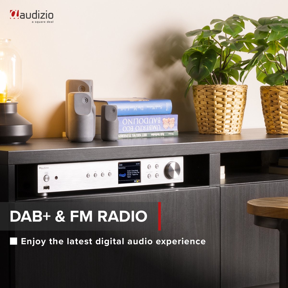 DAB tuner - Audizio Adria - DAB radio met Bluetooth, internetradio en ...