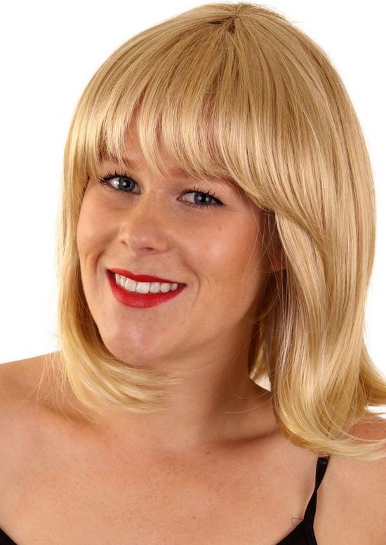 Pruik Elin blond - Luxe - wasbaar - verstelbare kap - Carnaval thema ...