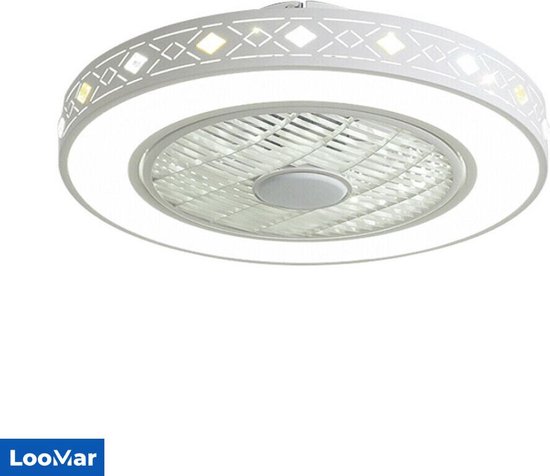 LooMar Plafondventilator met verlichting - Ventilarlamp - Ventilator ...