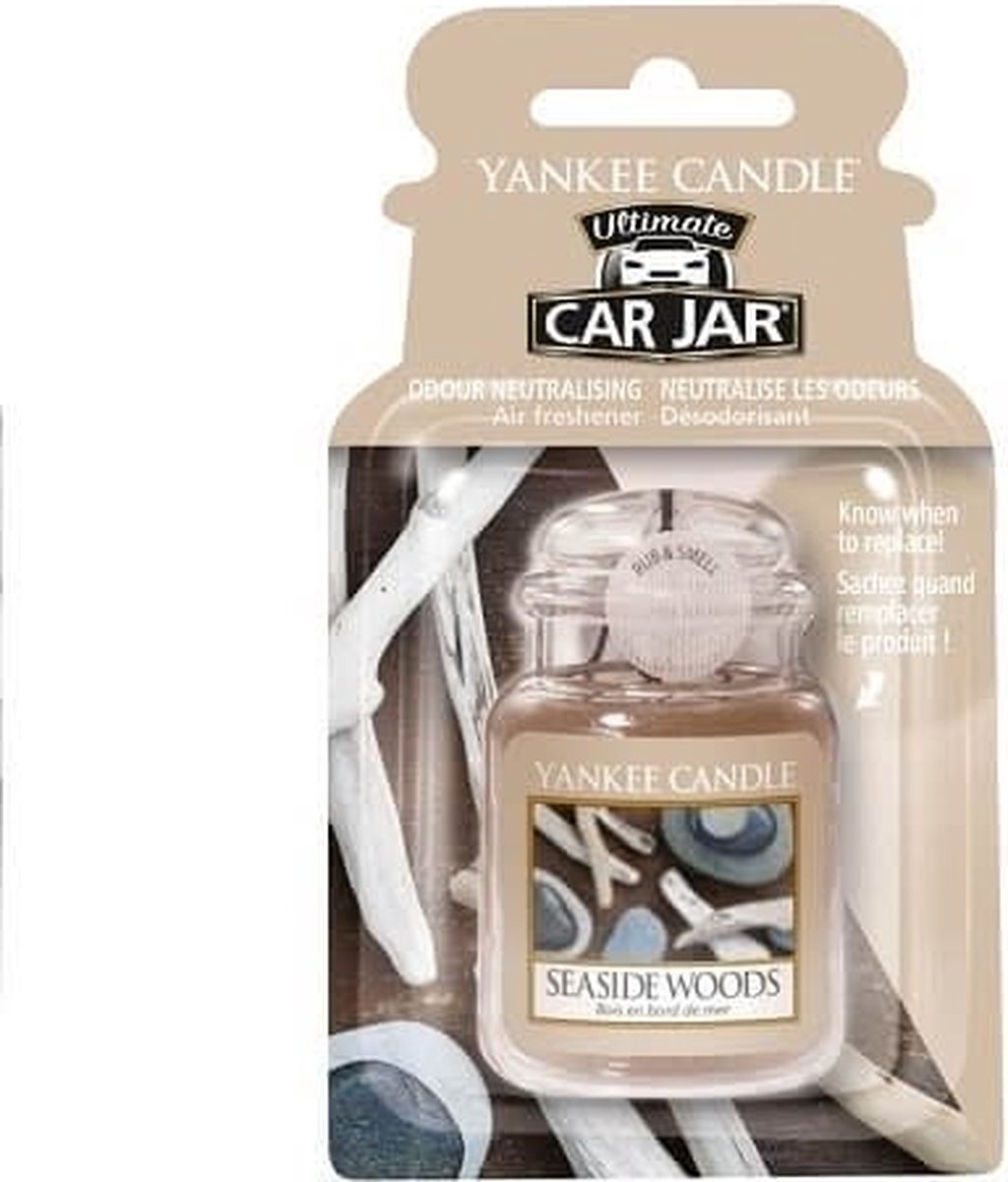 Yankee Candle Geurkaars Small Seaside Woods - 9 cm / ø 6 cm | bol