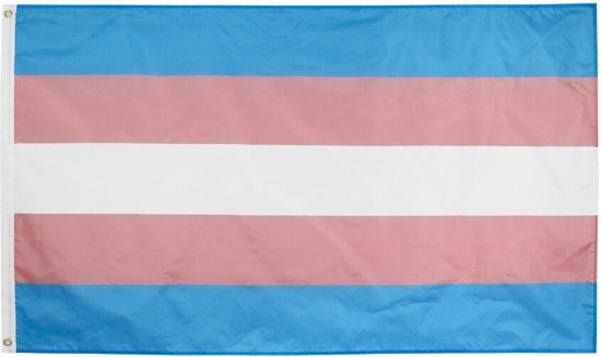 Transgender LGBT Pride Vlag 90x150CM | bol