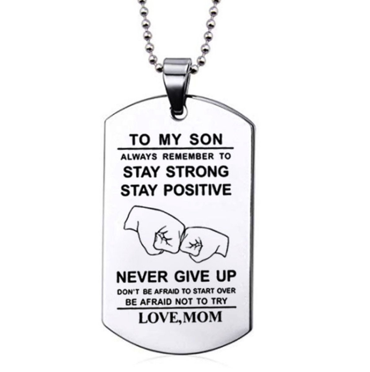 Lumici® | To My Son Ketting - Naar Mijn Zoon - Necklace - Geschenk ...