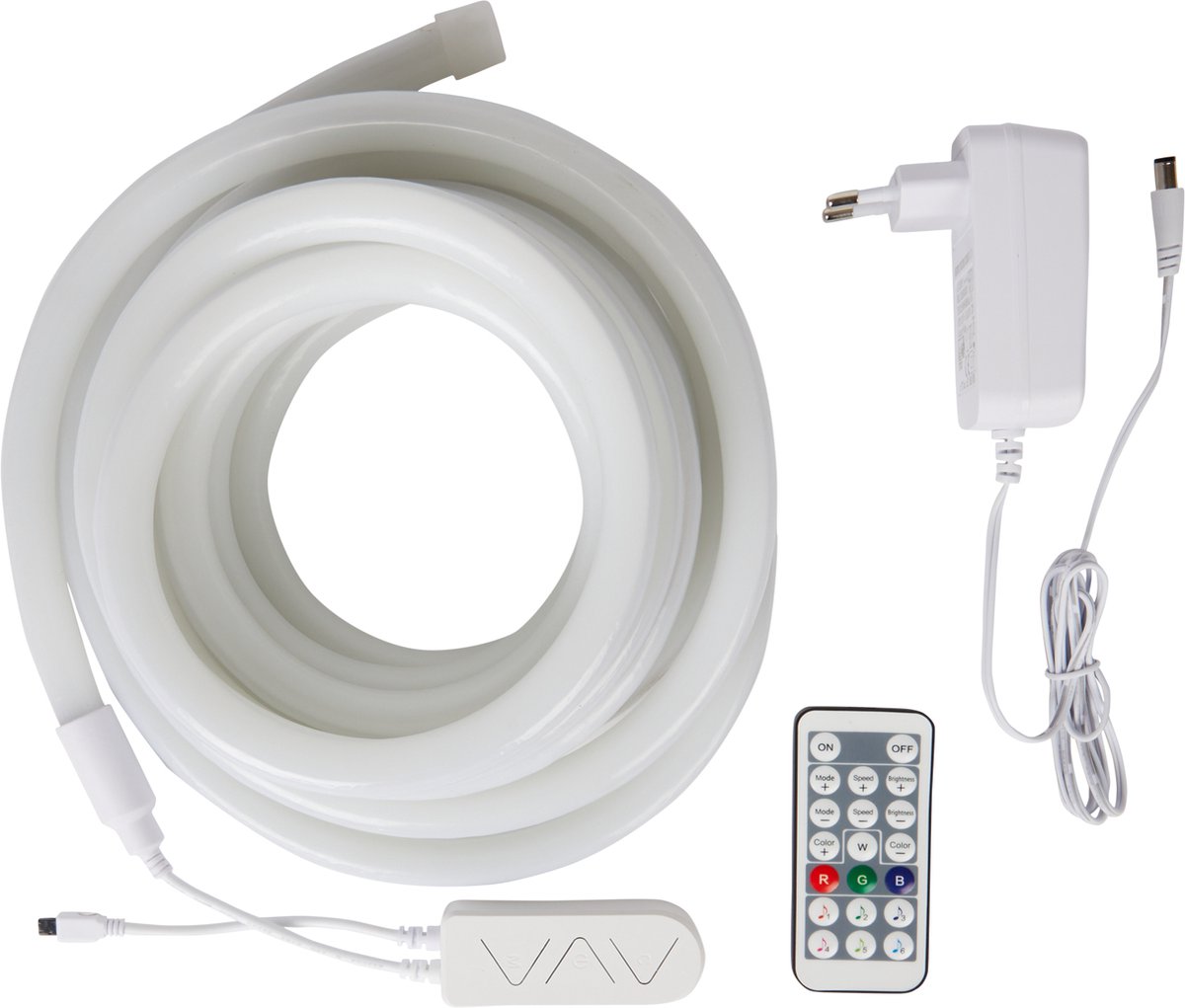 LED light slang - 5 meter met IR Afstandsbediening –16 Miljoen Kleur ...