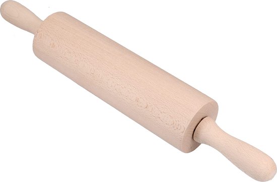 Deegroller hout – houten deegroller - rolhout | bol