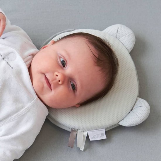 Candide - Baby Kussen - Plat hoofd - Petit Panda air+ - wit | bol