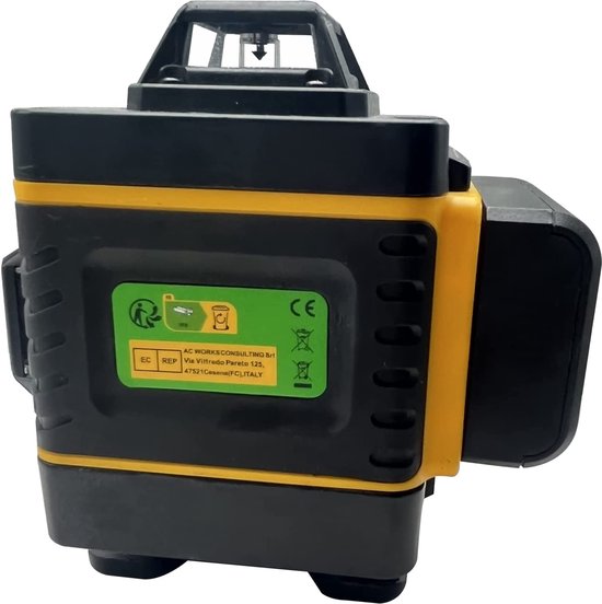 Kruislijnlaser 4D - 16 Lijnen Zelfnivellerende Kruislijnlaser ...