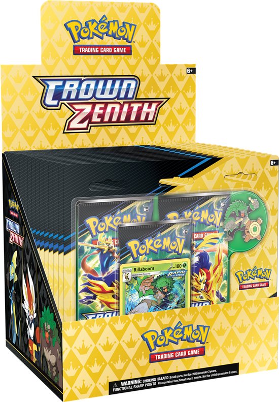 Pokémon TCG Crown Zenith Cinderace Pin Collection | bol