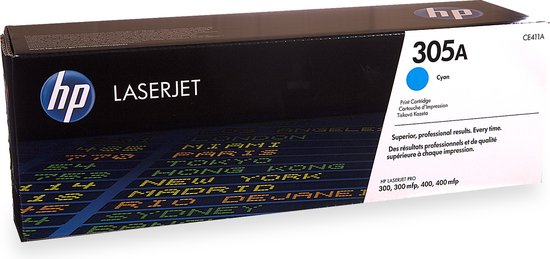 HP CE411A|305A tonercartridge cyaan | bol