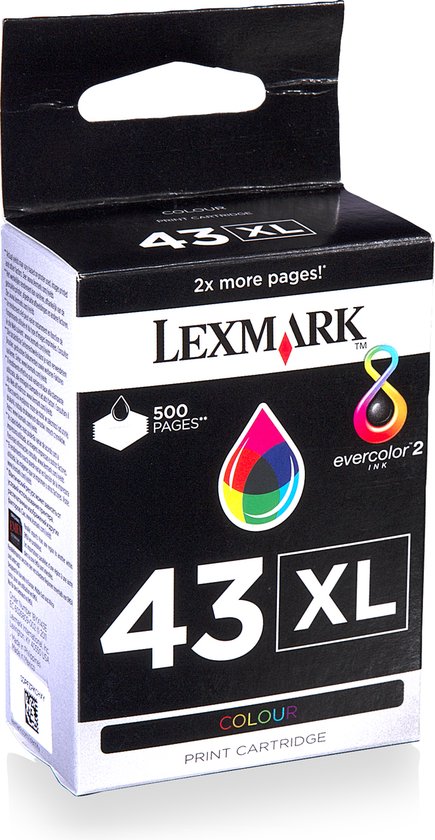 Lexmark 43XL - Inktcartridge Cyaan / Magenta / Geel | bol