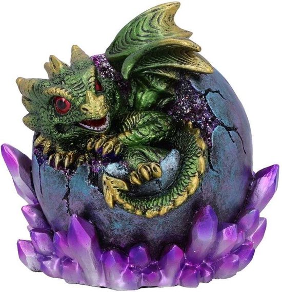Nemesis Now Beeld/figuur Emerald Hatchling Glow Draak Groen | bol