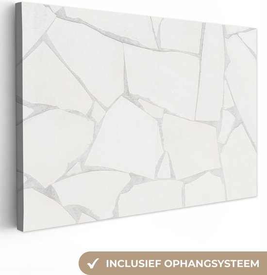 Structuur - Steen - Wit - Grijs | bol.com