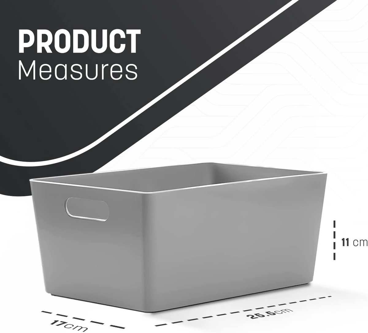 Plastic Studio mand - container dozen voor opslag organiseren in huis ...