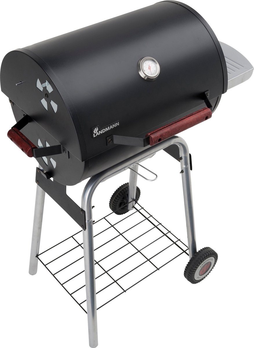 Zomerbundel Landmann Black Taurus 440 HoutskoolBBQ - Met kokosbriketten ...