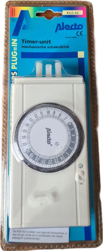 Alecto - timer unit - schakelklok - wit - KGS-62 | bol