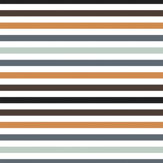Inpakpapier Strepen Beach Oker- Breedte 50 cm - 200m lang | bol