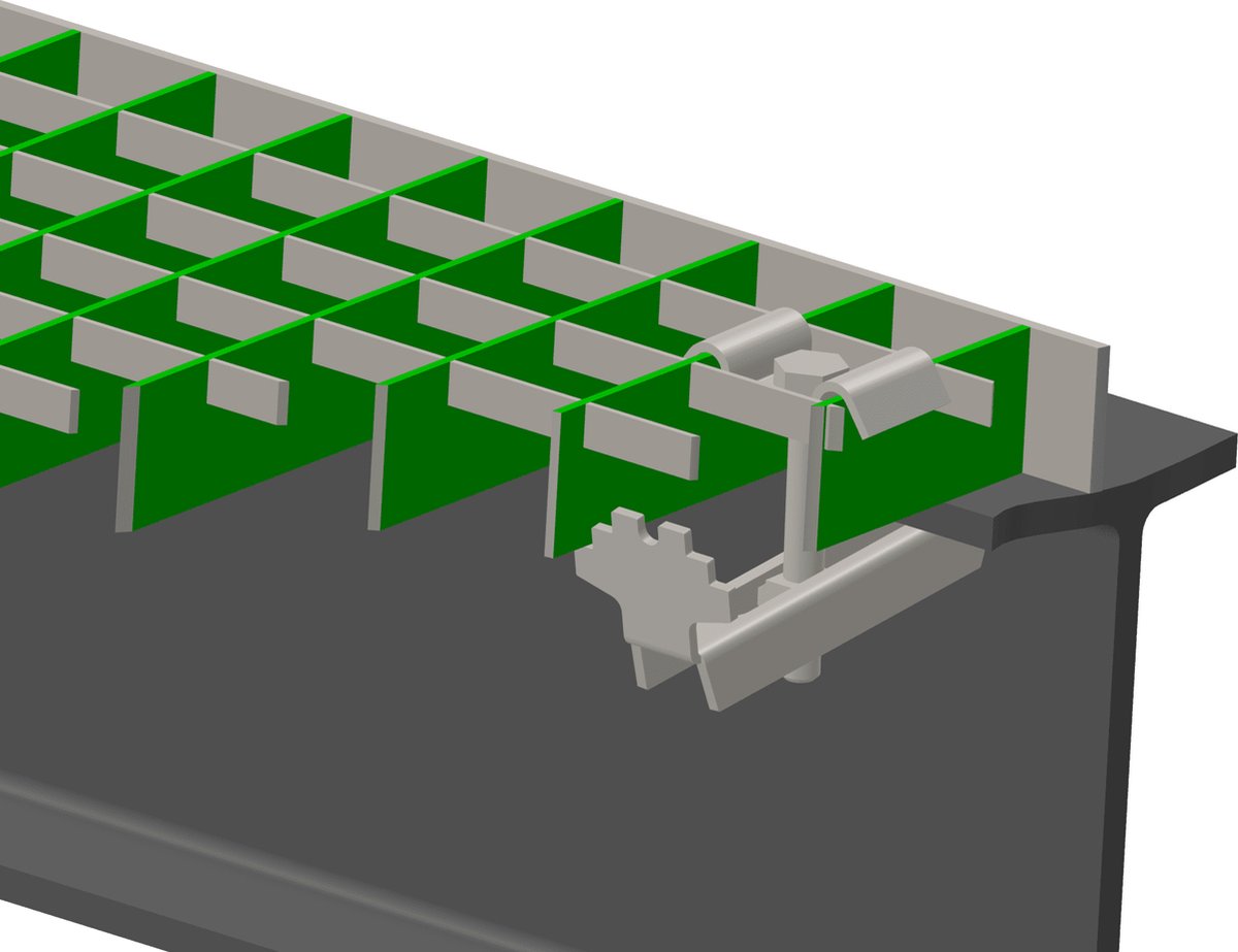 5 x Roosterklem RVS voor GVK rooster | bol.com