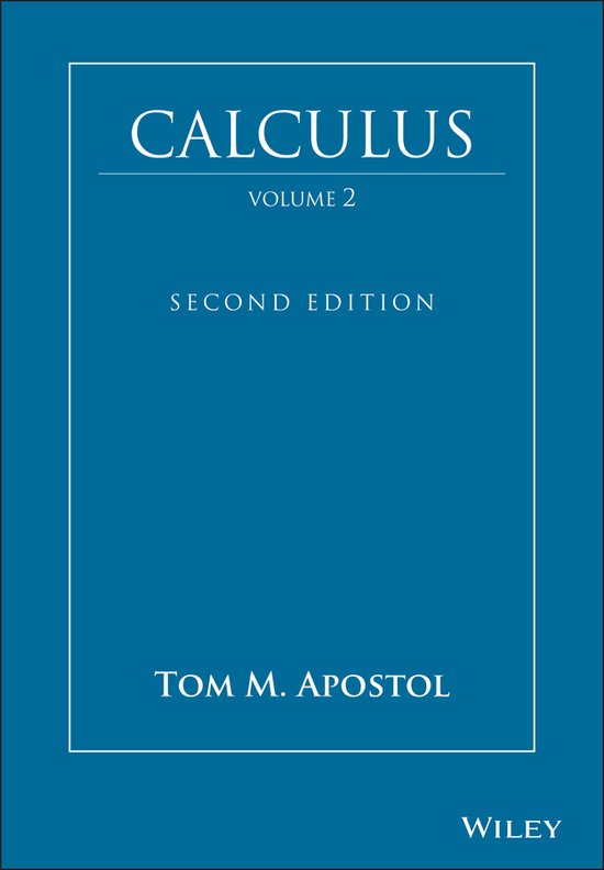 Calculus, Apostol | 9780471000075 | Boeken | bol