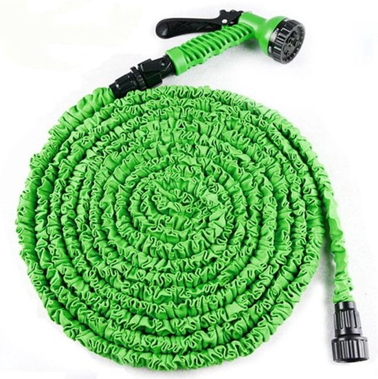 Tuinslang - Flexibele - Groen - Waterslang - Krimpen - Waterpistool ...
