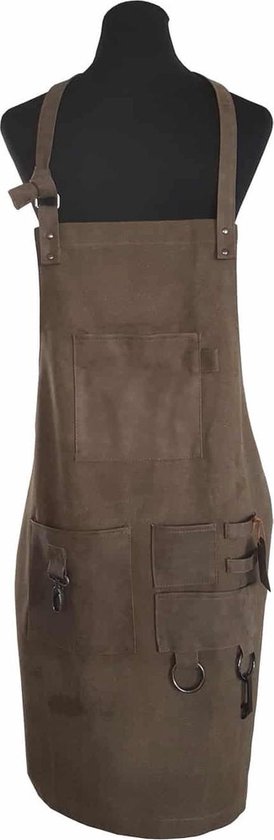 Norlander Canvas BBQ schort - Universeel - Bruin | bol