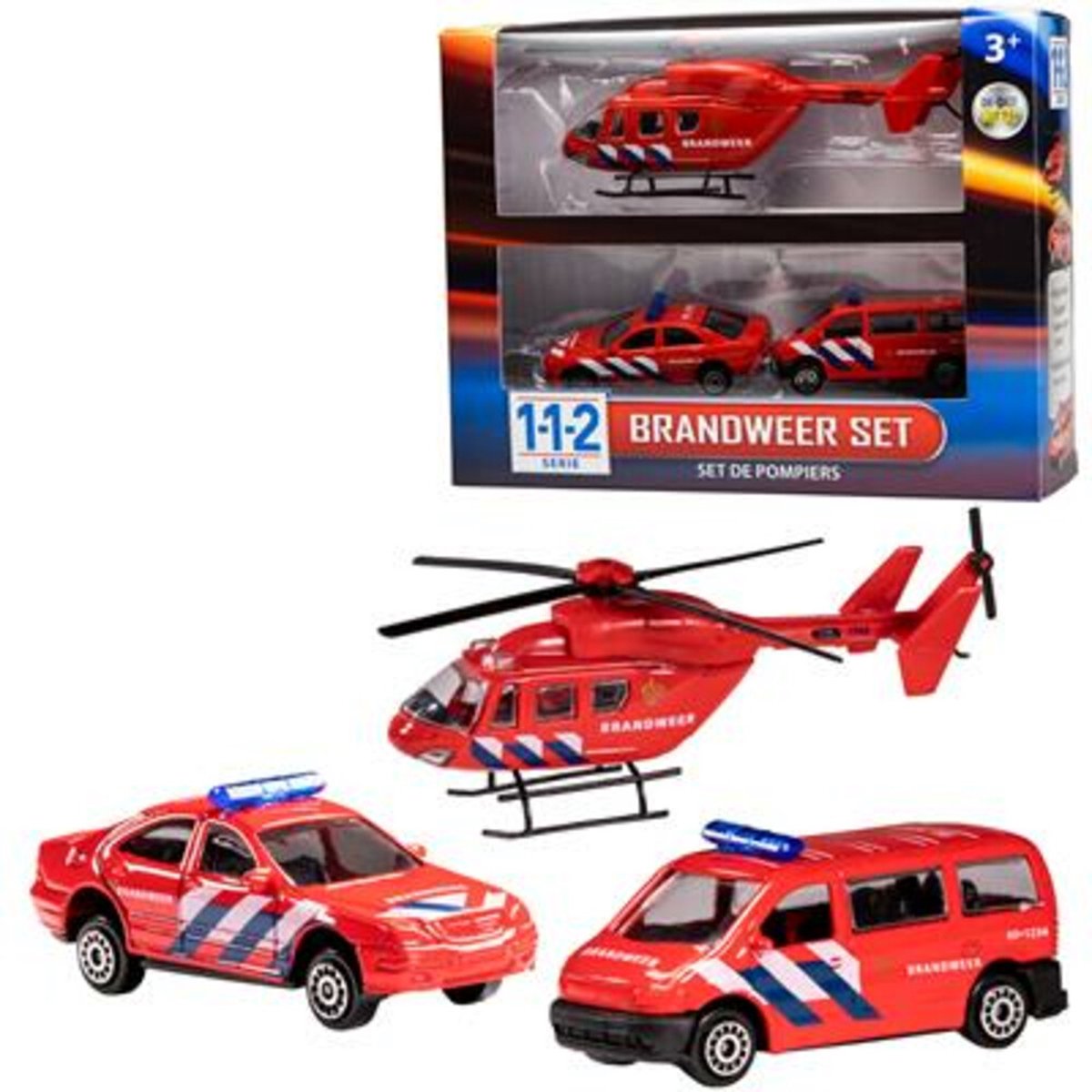 112 Brandweer Speelset 3-delig | bol.com