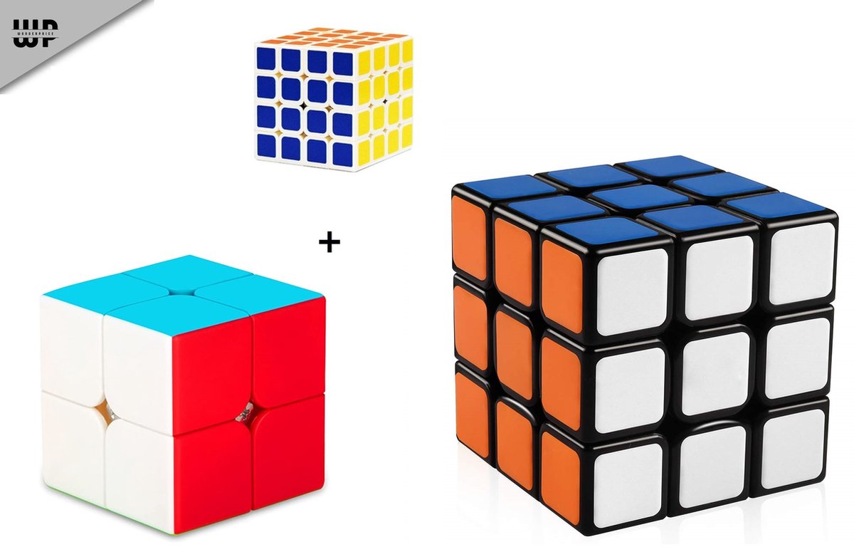 Wonderprice - Cube Puzzel cubes - Set 3 stuks Stressbestendig - Giftset ...