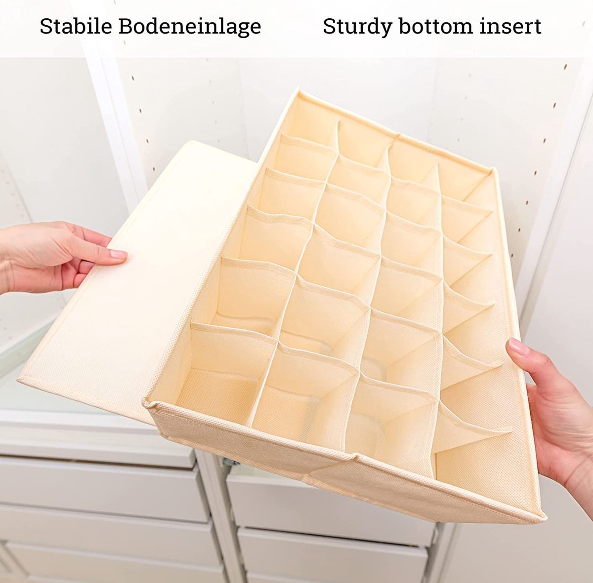 PAX50 Organizer voor Ikea kledingdoos; prijzen passend; stabiele grond ...