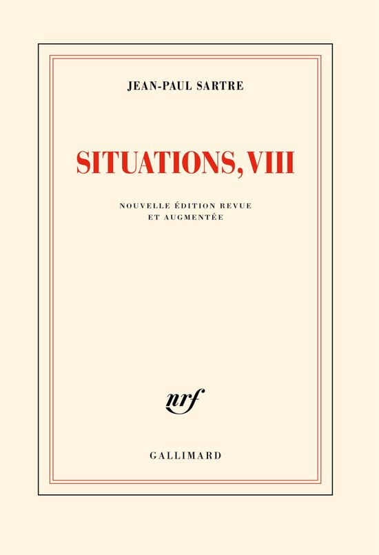 Situations 8 - Situations (Tome 8) (ebook), Jean-Paul Sartre ...