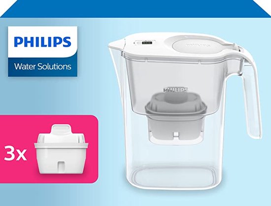 Phillips - AWP2936 waterfilterkan, inclusief 3 Micro X Clean-cartridges ...