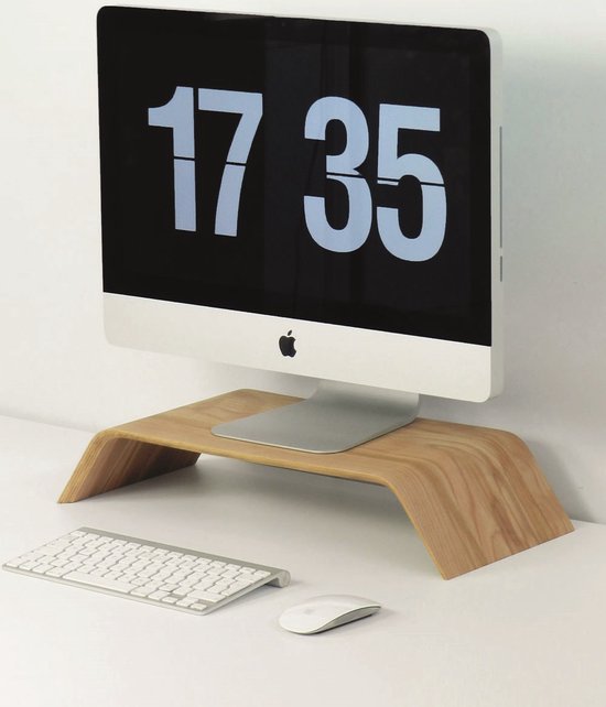 Adambaba - Computerstandaard - Monitor Drager - Natuurlijk Hout ...