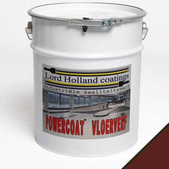 Lord Holland Betonverf | Ral 8012 Rustic Red | Powercoat+ Pu vloerverf | Betoncoating... | bol