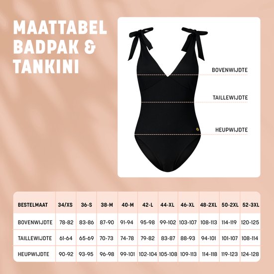 Basics swimsuit soft cup shape /46 voor Dames | Maat 46 | bol