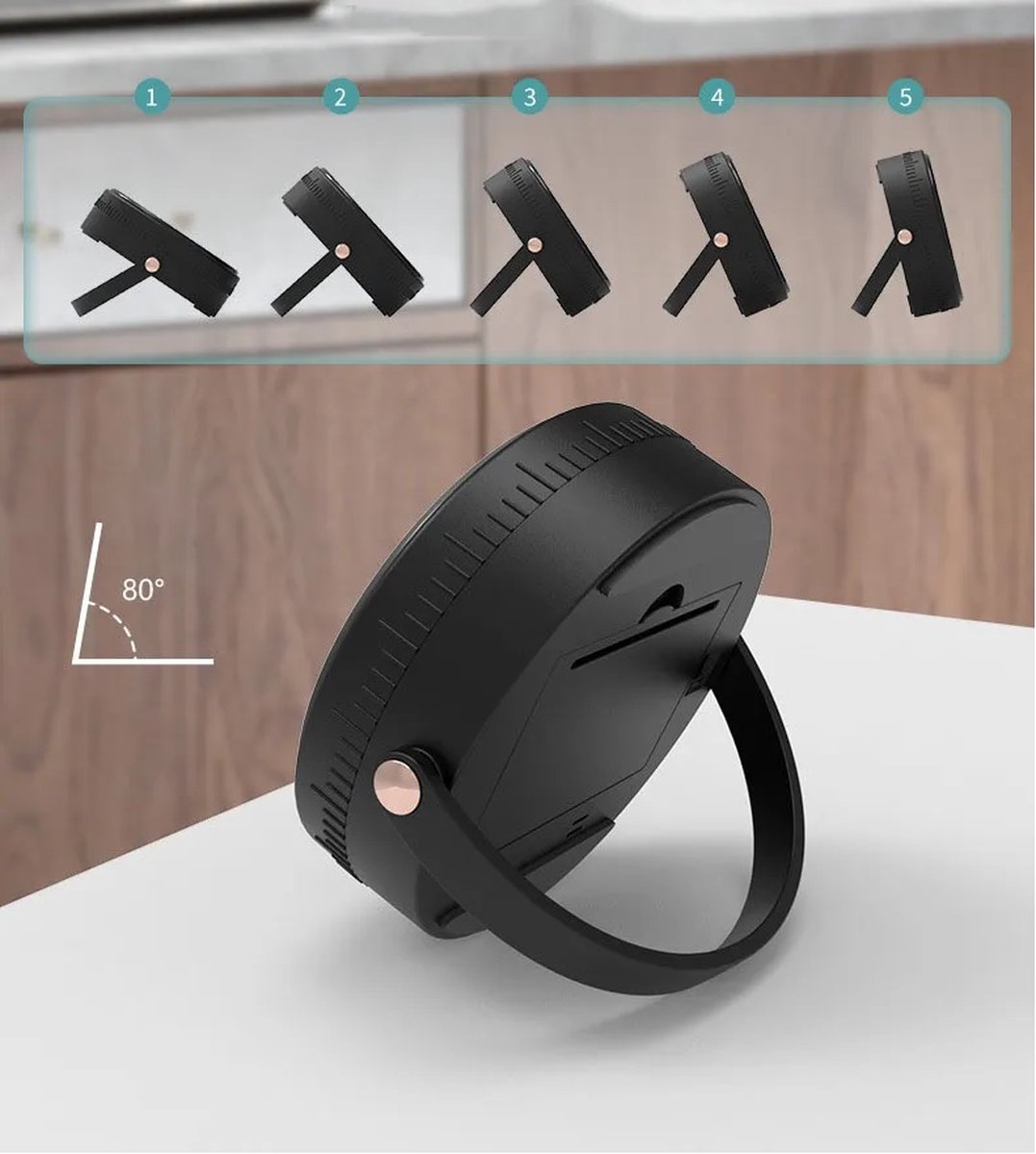 Digitale Kookwekker Wit met Houder van METU-Online - Smart Timer - LED ...