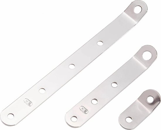 Seilflechter - Wantputting Plaat - RVS - Gebogen - Maat: 205x20mm | bol
