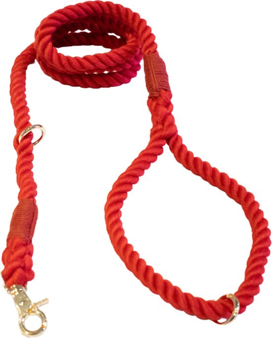 Meritosh Multifunctionele Leiband 100% Katoen Rood 150CM | bol.com