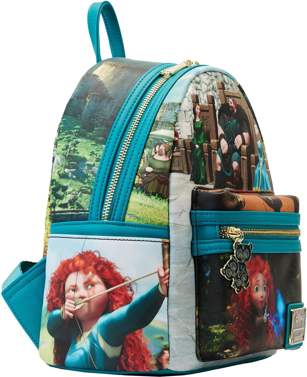 DISNEY - Brave Merida "Princess Scene" - Mini Backpack Loungefly | bol.com