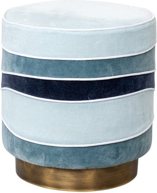 Lifestyle Poef Gina - Blauw | bol.com