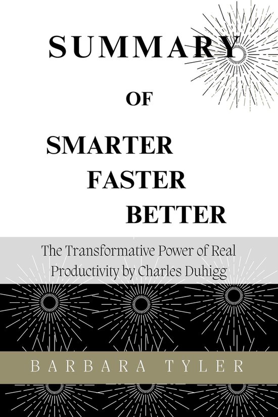 SMARTER FASTER BETTER (ebook), Barbara Tyler | 1230006297640 | Boeken ...