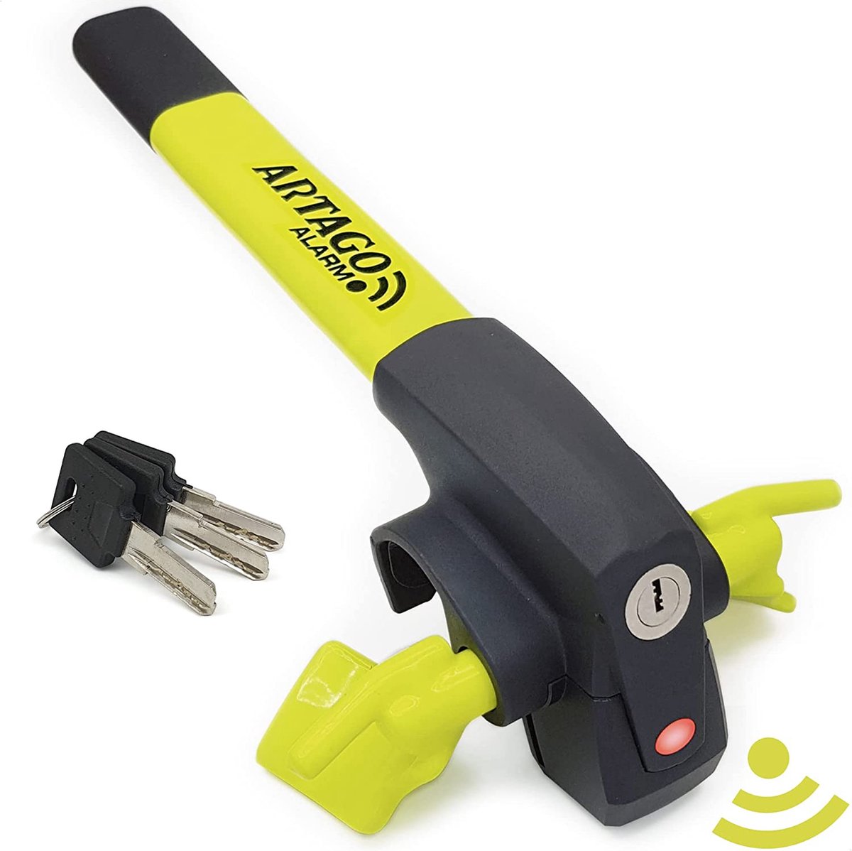 Artago 870 diefstalbeveiliging auto stuurwiel 2-in-1 stuurslot en ...