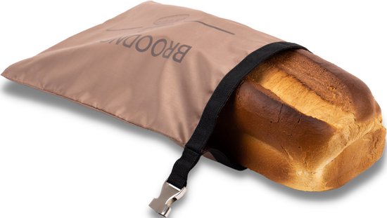 BROODNODIG® - Herbruikbare Broodzak (44x30cm) – 100% RPET – Broodzakken ...